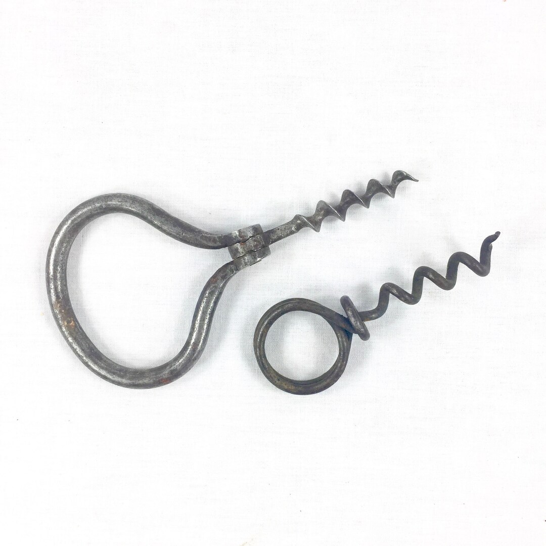 Corkscrews Antique Metal Pair - Etsy
