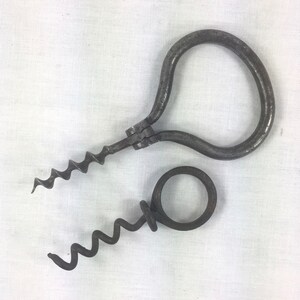 Corkscrews Antique Metal Pair - Etsy