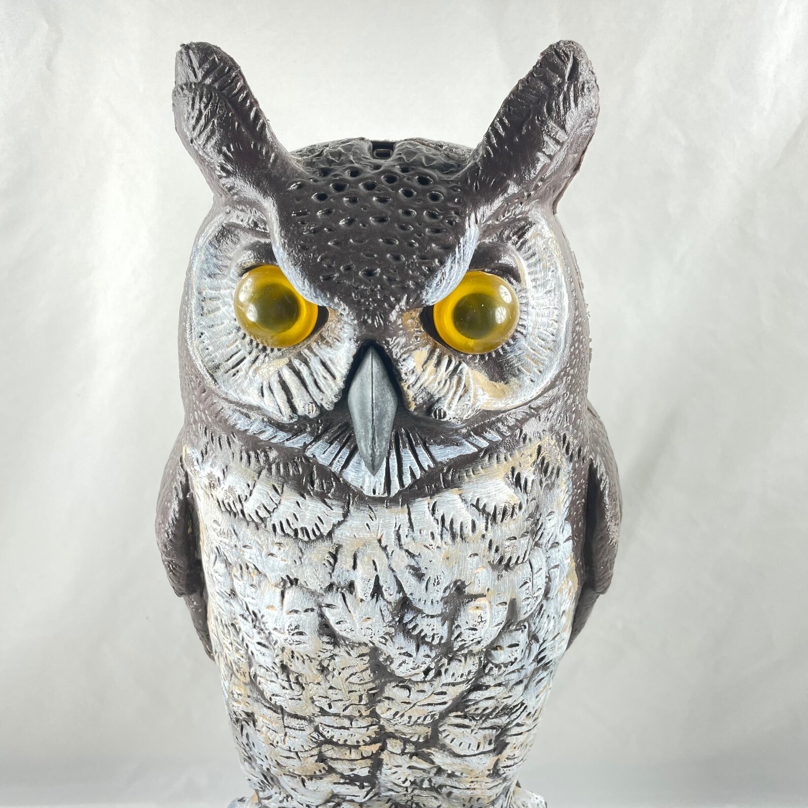 Owl Decoy Vintage Plastic Outdoor Decor - Etsy