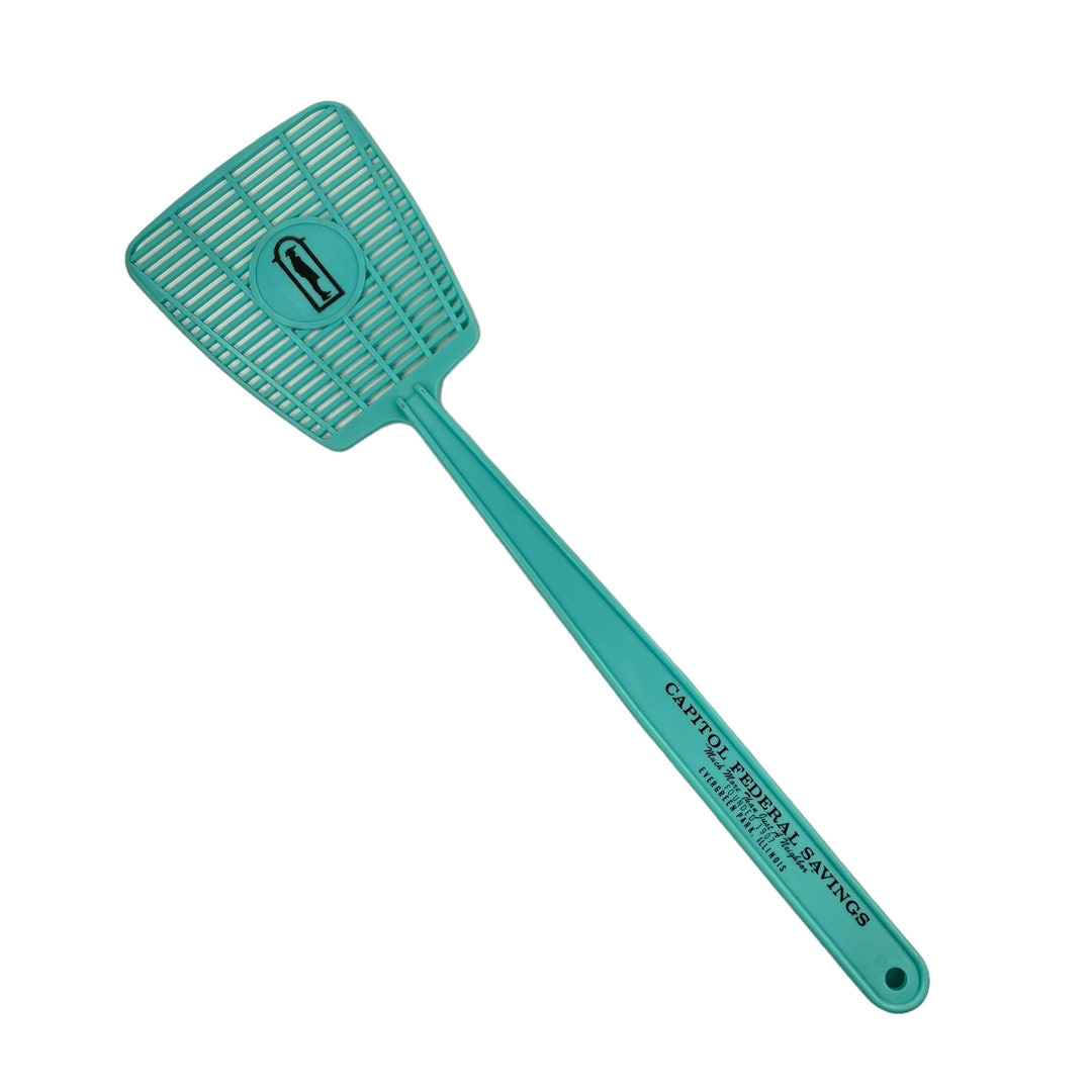 1 Fly Swatter, Vintage Advertising, Blue or Yellow - Etsy