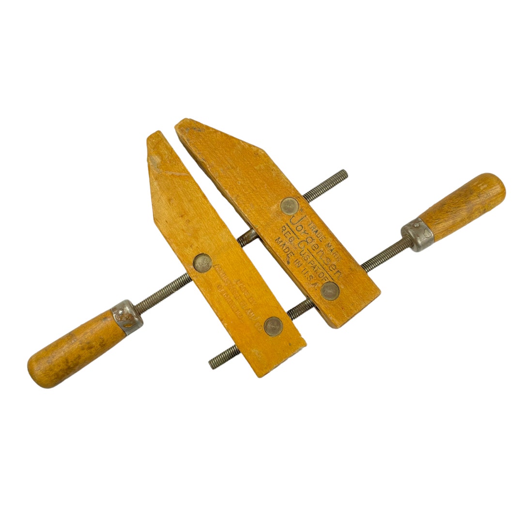 Wooden Clamp, Small, Antique, Jorgensen - Etsy