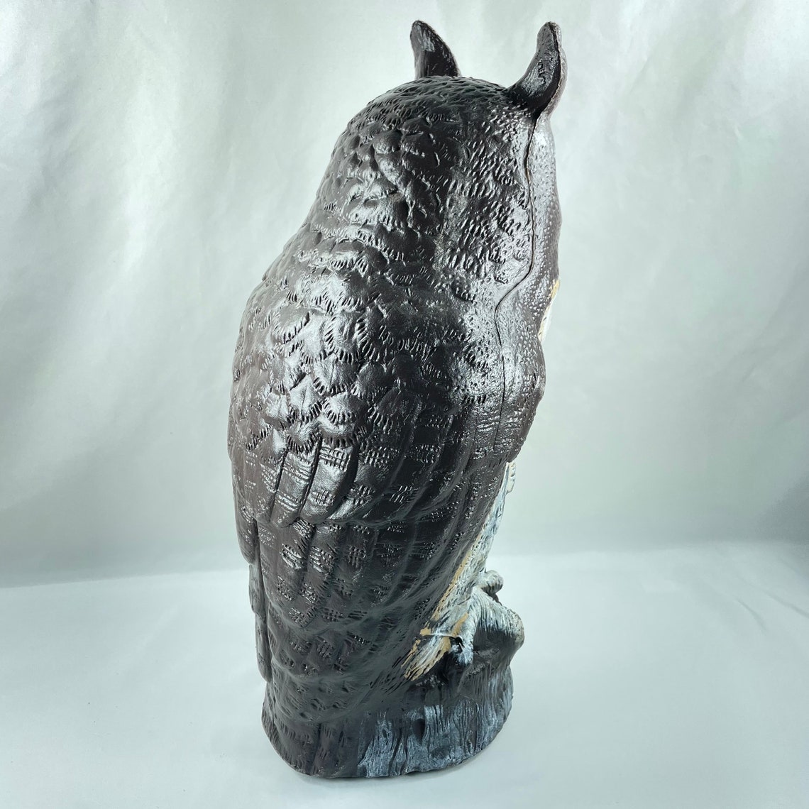 Owl Decoy Vintage Plastic Outdoor Decor - Etsy