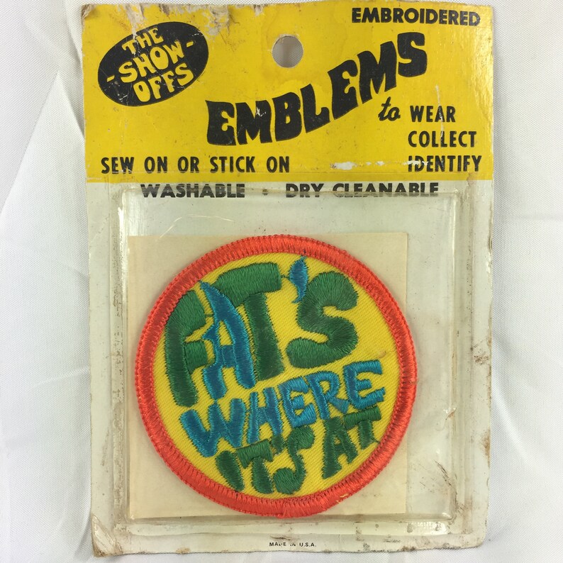 Sew on Badges/patches Vintage SET OF 2 1970s - Etsy