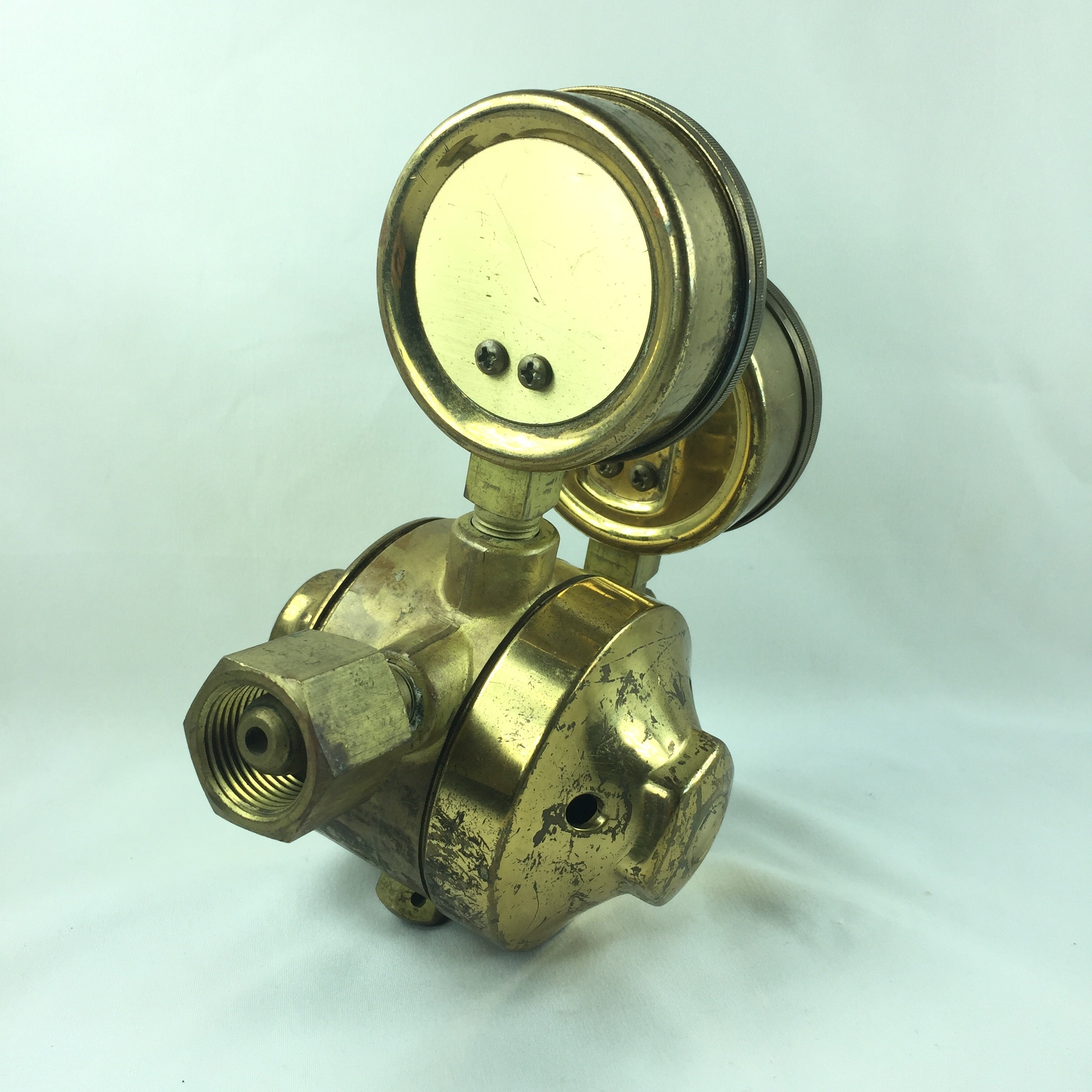 Vintage Brass Gas Pressure Regulator, "airco" Gauge - Etsy