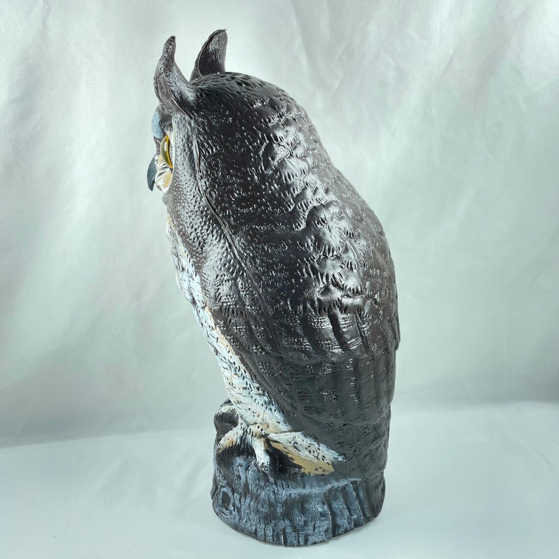 Owl Decoy Vintage Plastic Outdoor Decor | Etsy