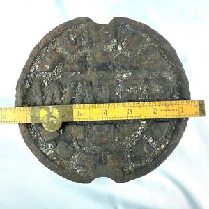 Cast Iron, Vintage Water Works Cap - Etsy