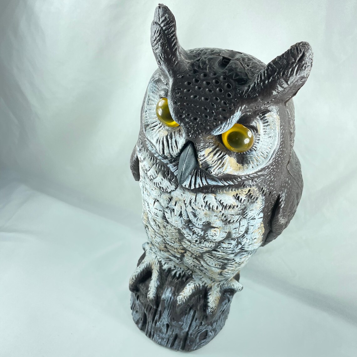 Owl Decoy Vintage Plastic Outdoor Decor - Etsy