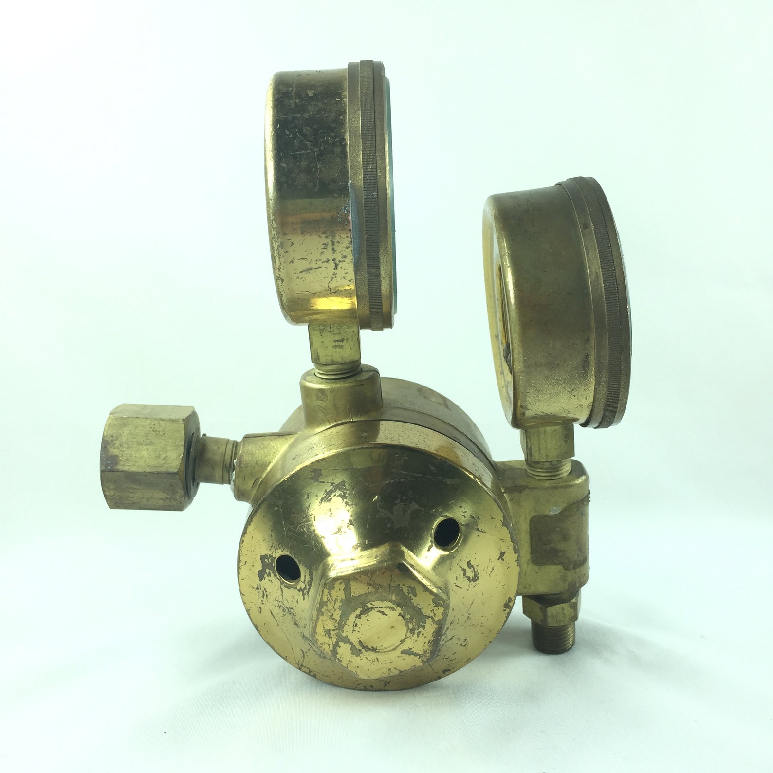 Vintage Brass Gas Pressure Regulator, "airco" Gauge - Etsy