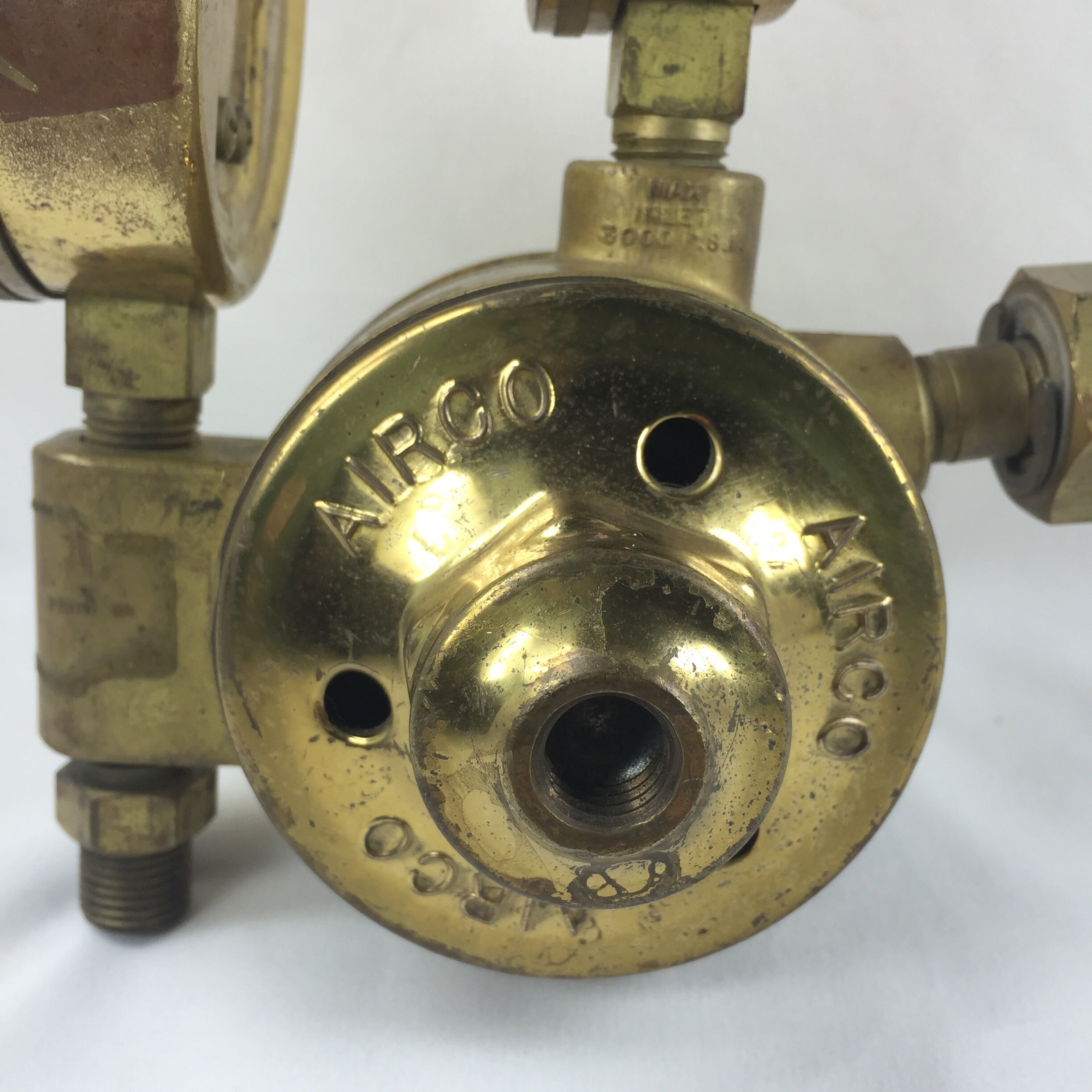 Vintage Brass Gas Pressure Regulator, "airco" Gauge - Etsy