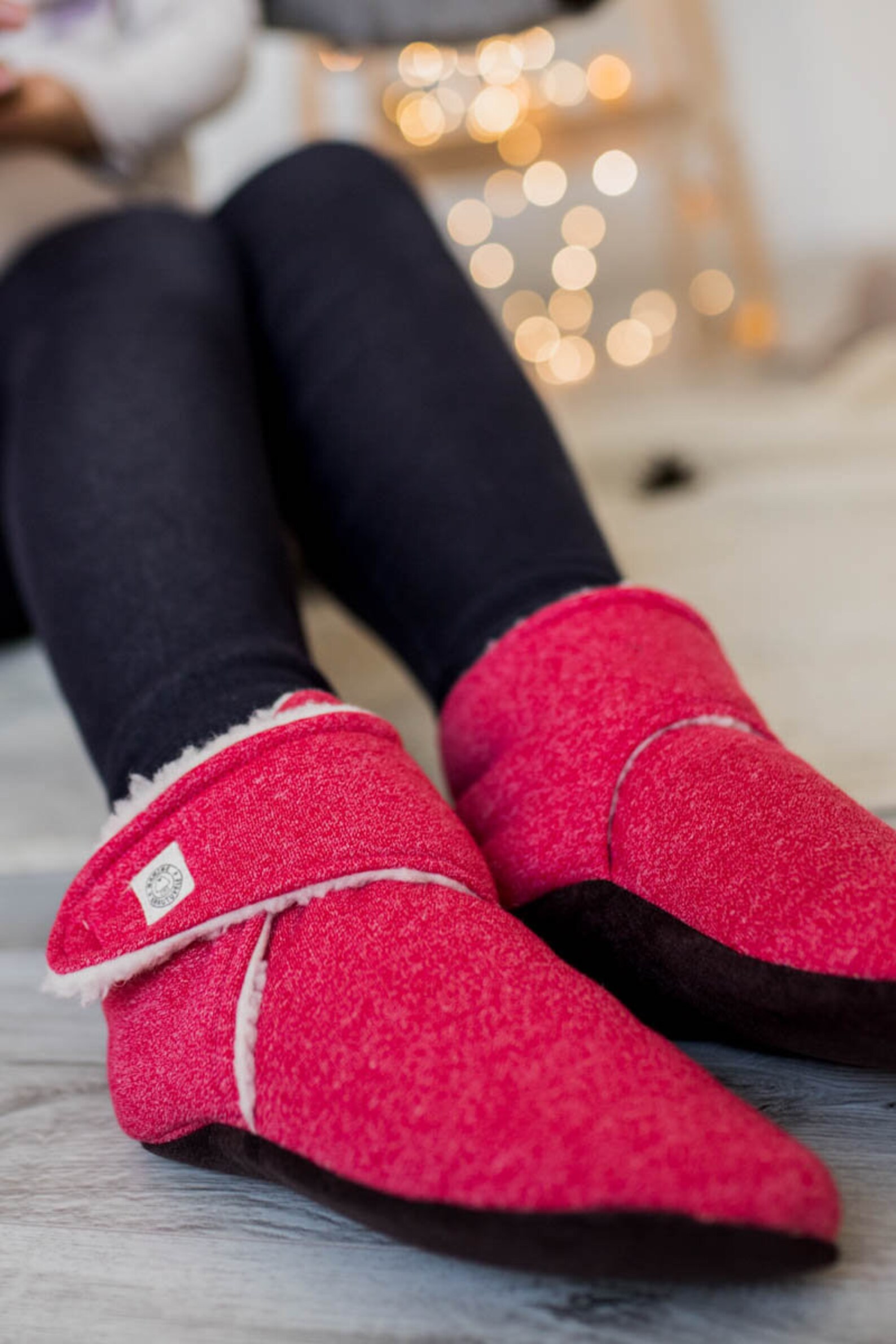 Red Handmade Baby Booties in Different Sizes From Little Babies to ...
