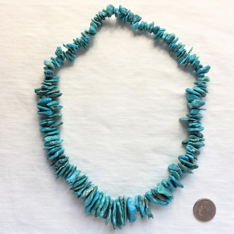 Turquoise Disk Necklace - Etsy