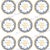 Digital Download: 2" Circle Thank You/favor Tags - 15 Digital Aqua ...