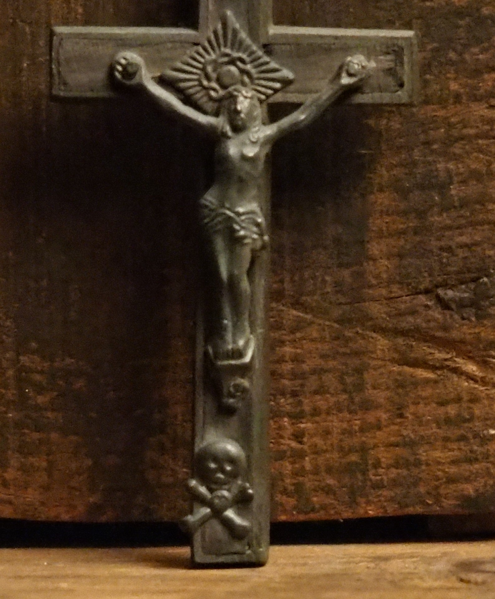 Antique Pectoral Religious Skull & Cross Bones Crucifix - Etsy