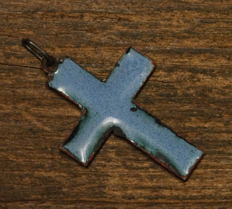 Vintage Arabic Middle East Hand Painted Enamel Rosary Cross - Etsy