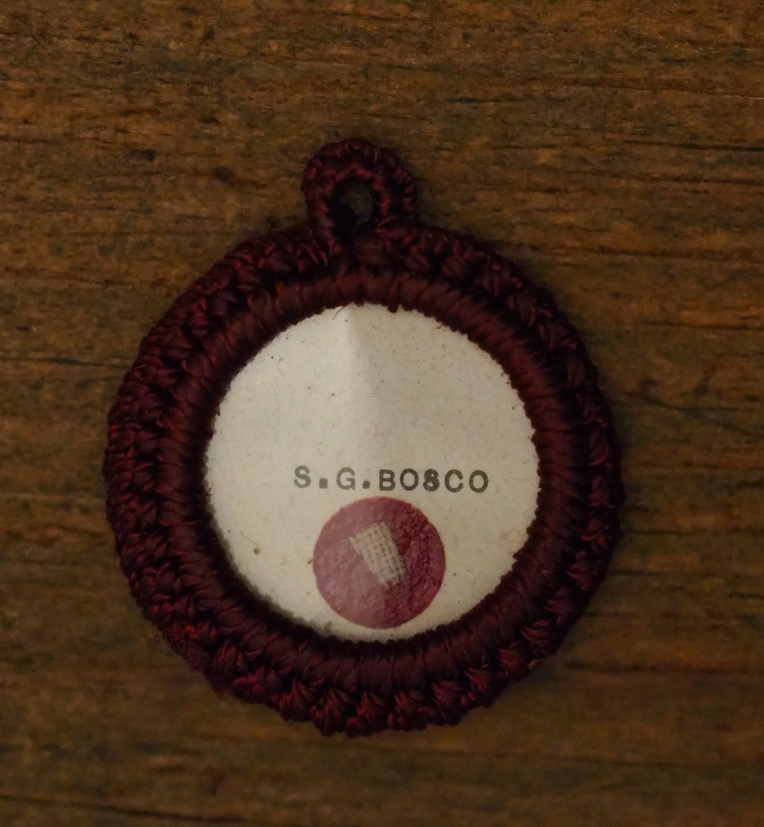 Vintage Religious Relic Reliquary Medal Pendant Saint John - Etsy