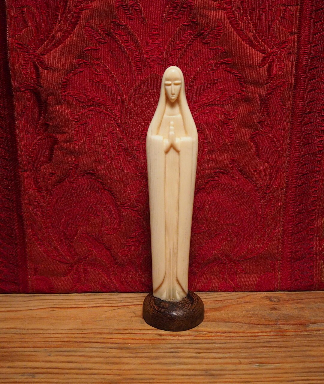 Antique Religous Statue of Our Holy Mother Mary - Etsy
