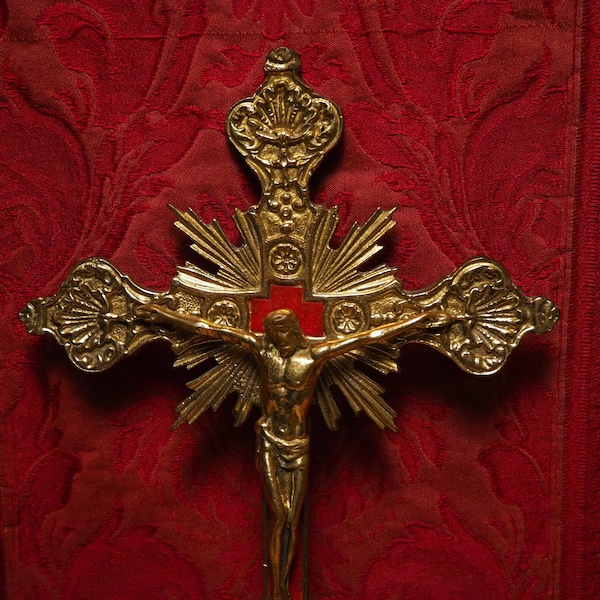 Antique French Wall Cross - Etsy