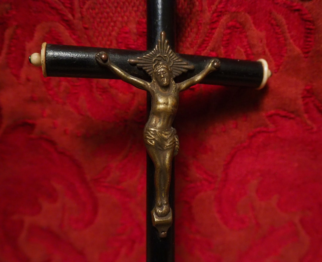 Antique Wall Hanging Pectoral Religious Relic Crucifix Cross Pendant ...