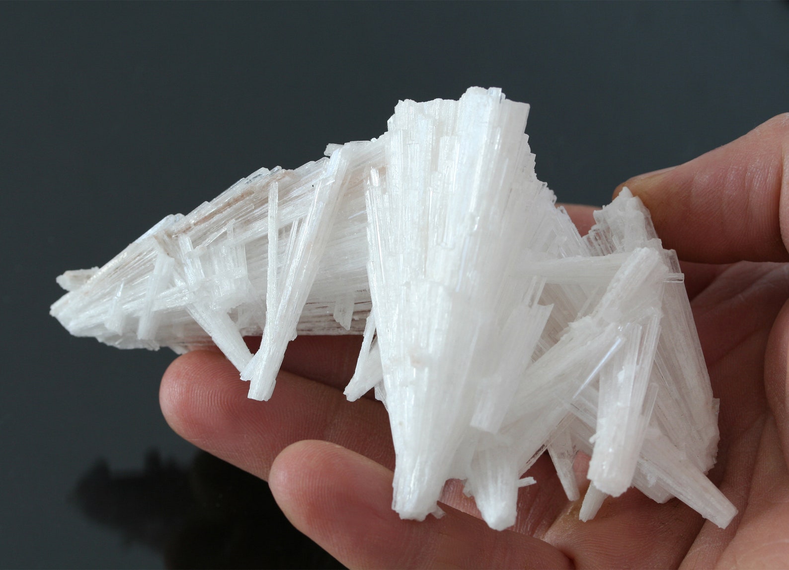 Scolecite Crystal Cluster, Rare Needle Crystal Display Stone, Scolecite ...