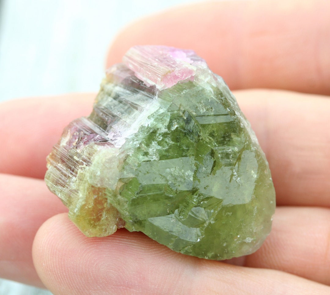 Watermelon Tourmaline Crystal Himalaya Mine California USA - Etsy
