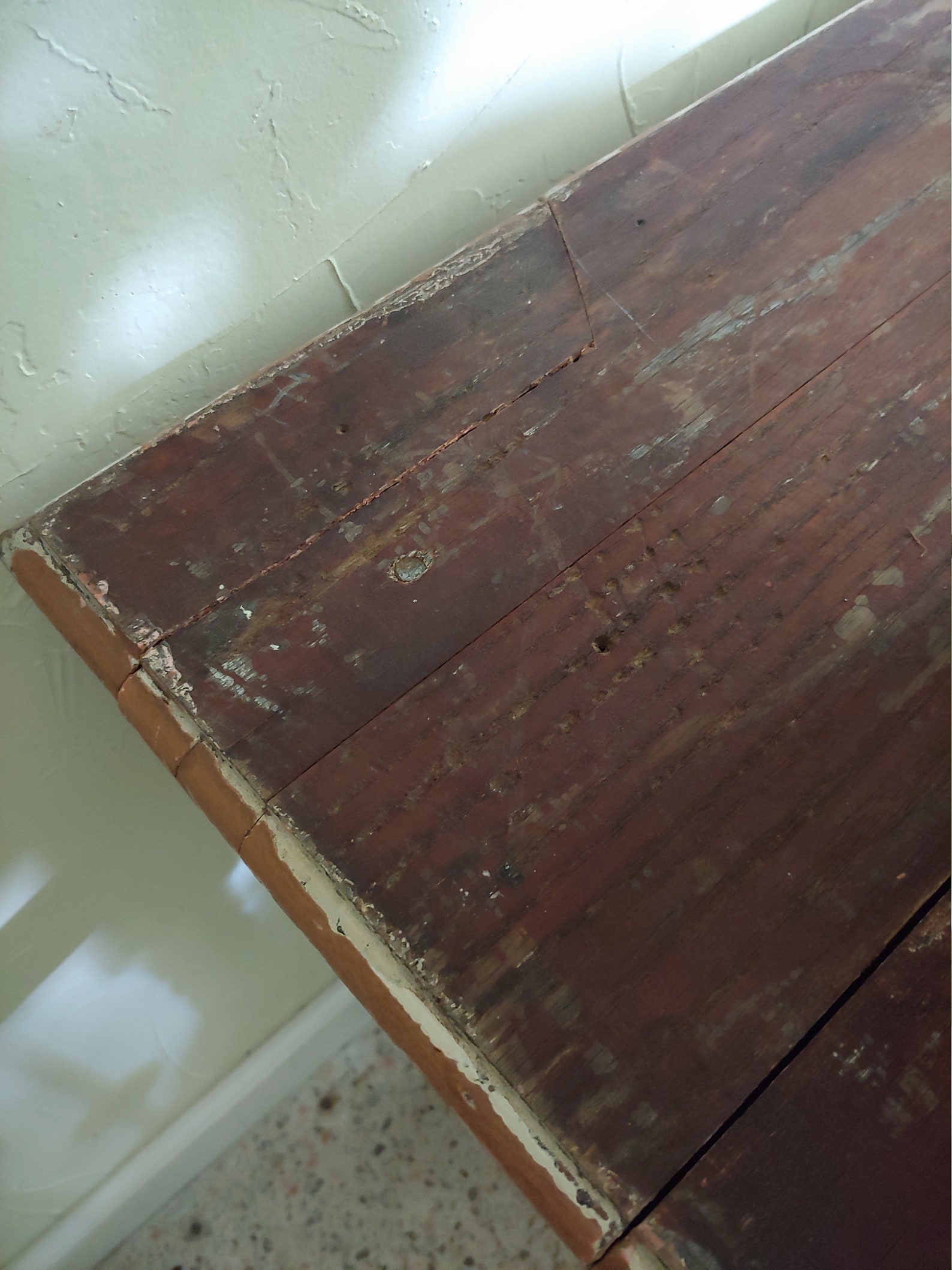 Rustic Small Table Primitive Table Accent Table FL Chippy | Etsy