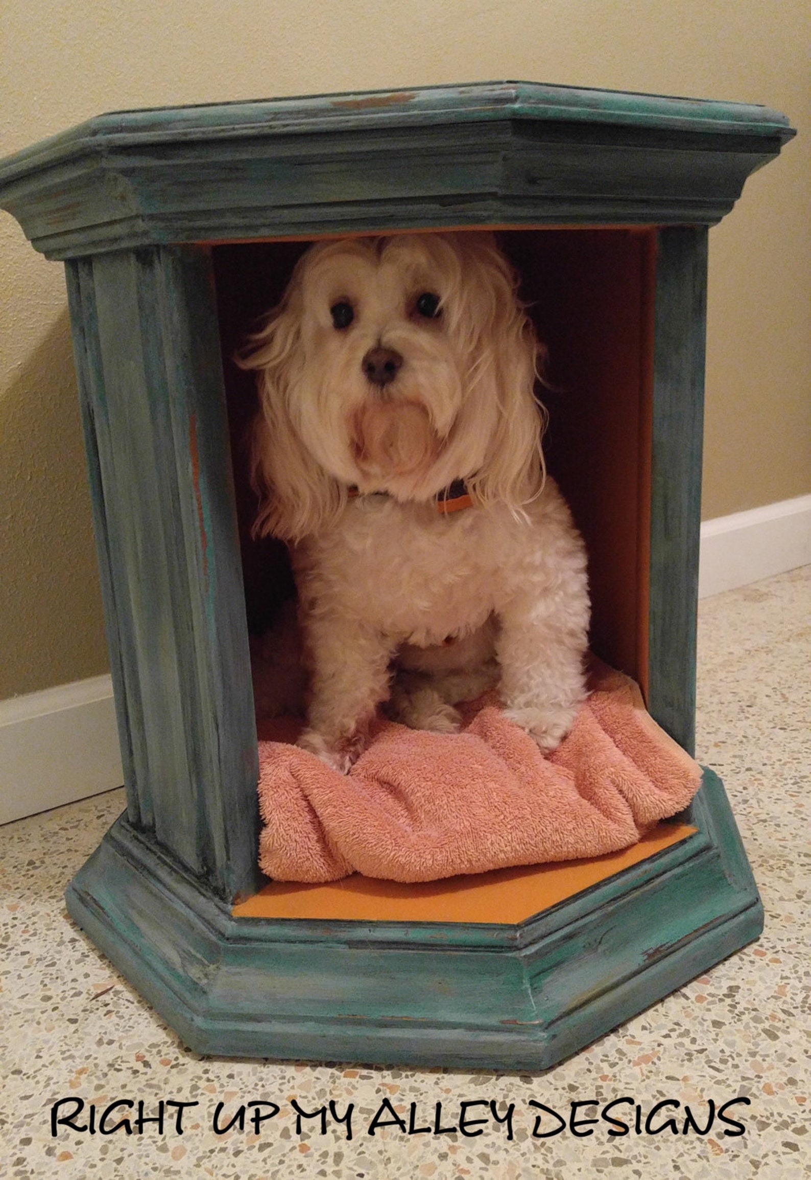 Dog BedEnd Table dog bedDog Bed furnitureSmall Dog | Etsy