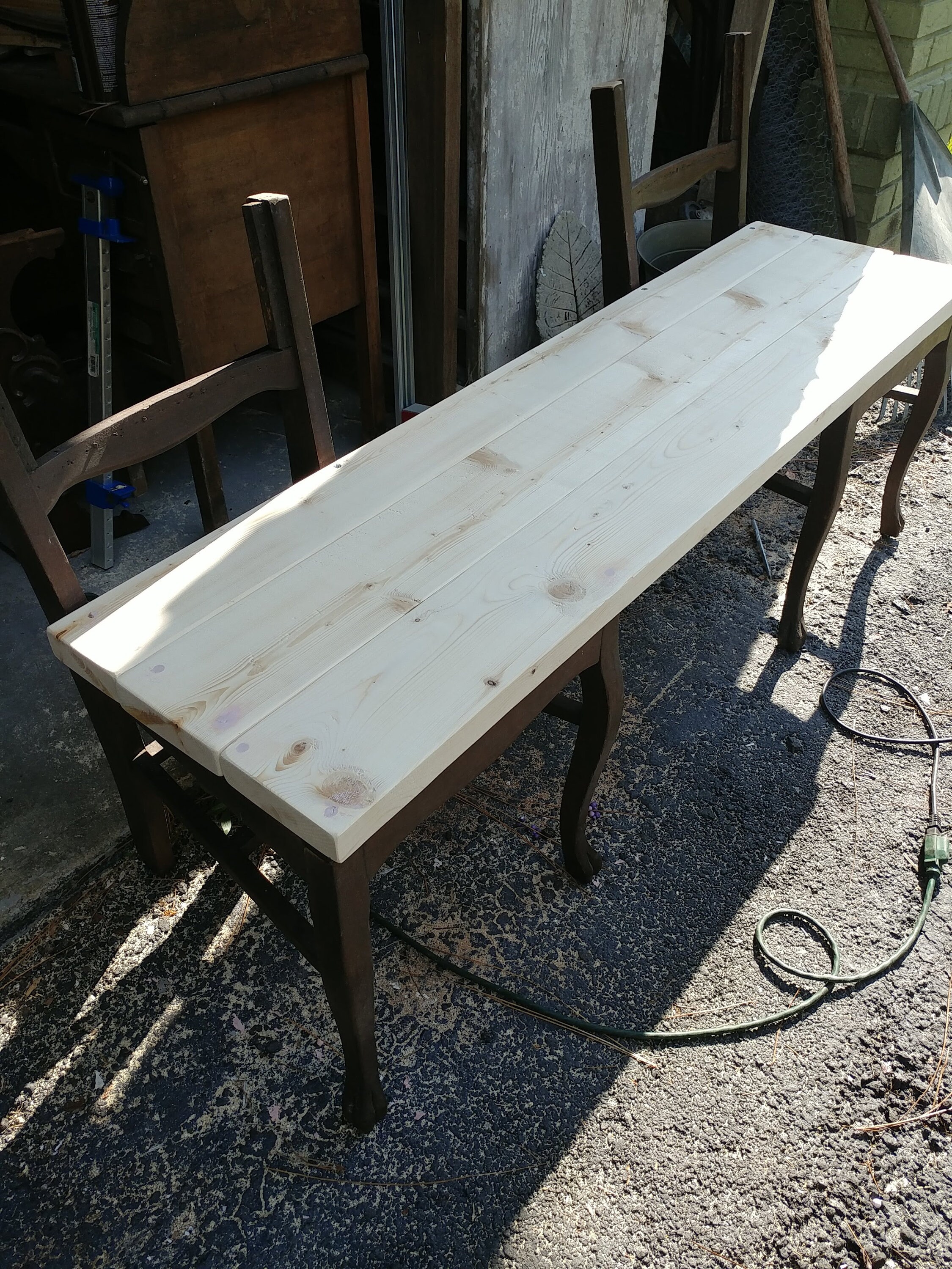Footboard Bench FL, 1940 Antique Bedroom Set, Annie Sloan Painted ...
