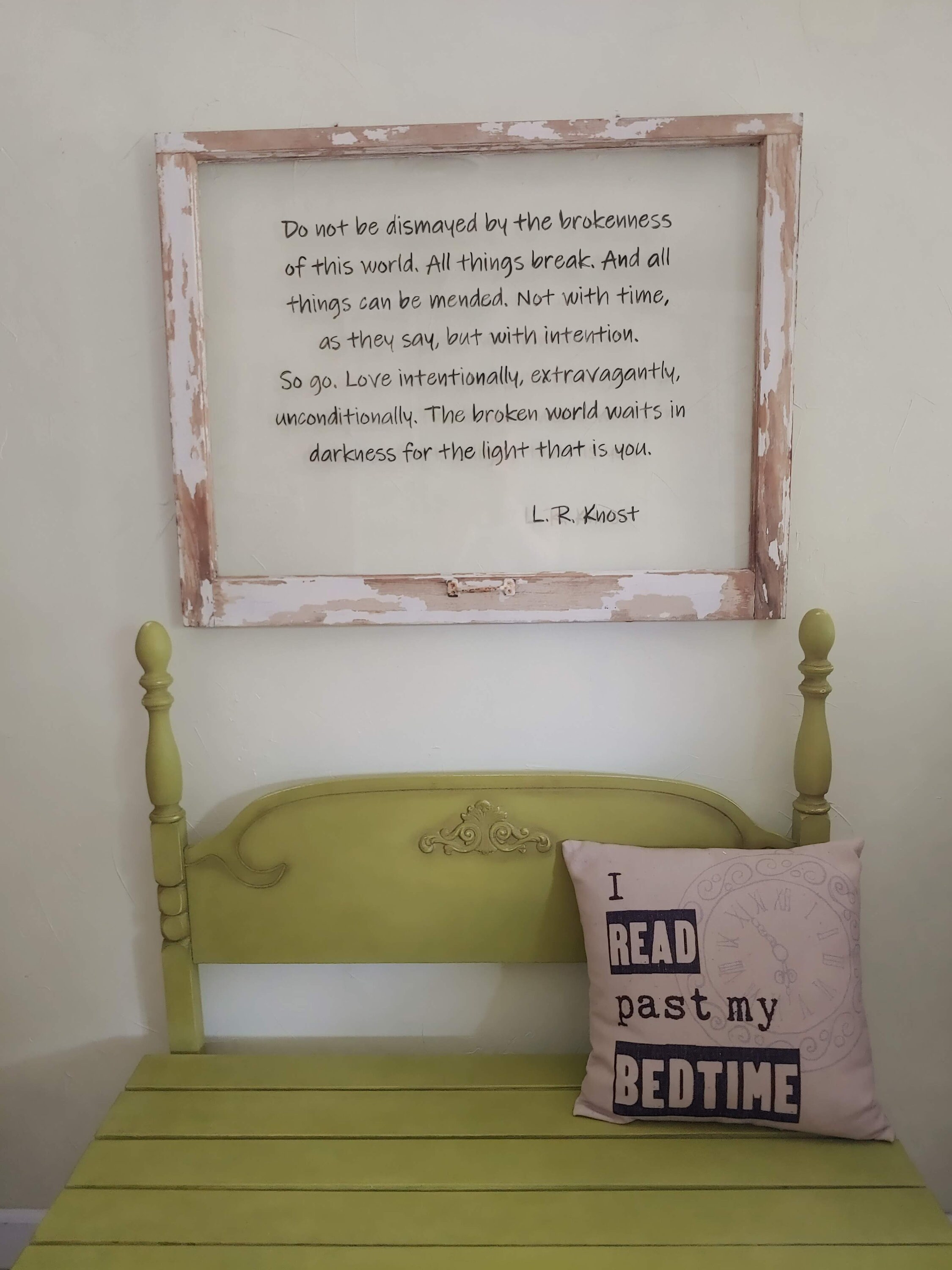 Painted Window Window Pane Art Window With Quote Window - Etsy UK