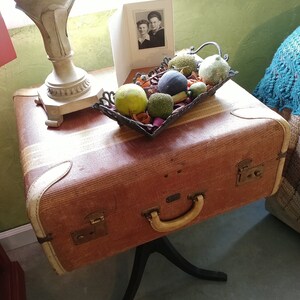 Luggage Coffee Table, Vintage End Table, Tables With Storage, Vintage ...