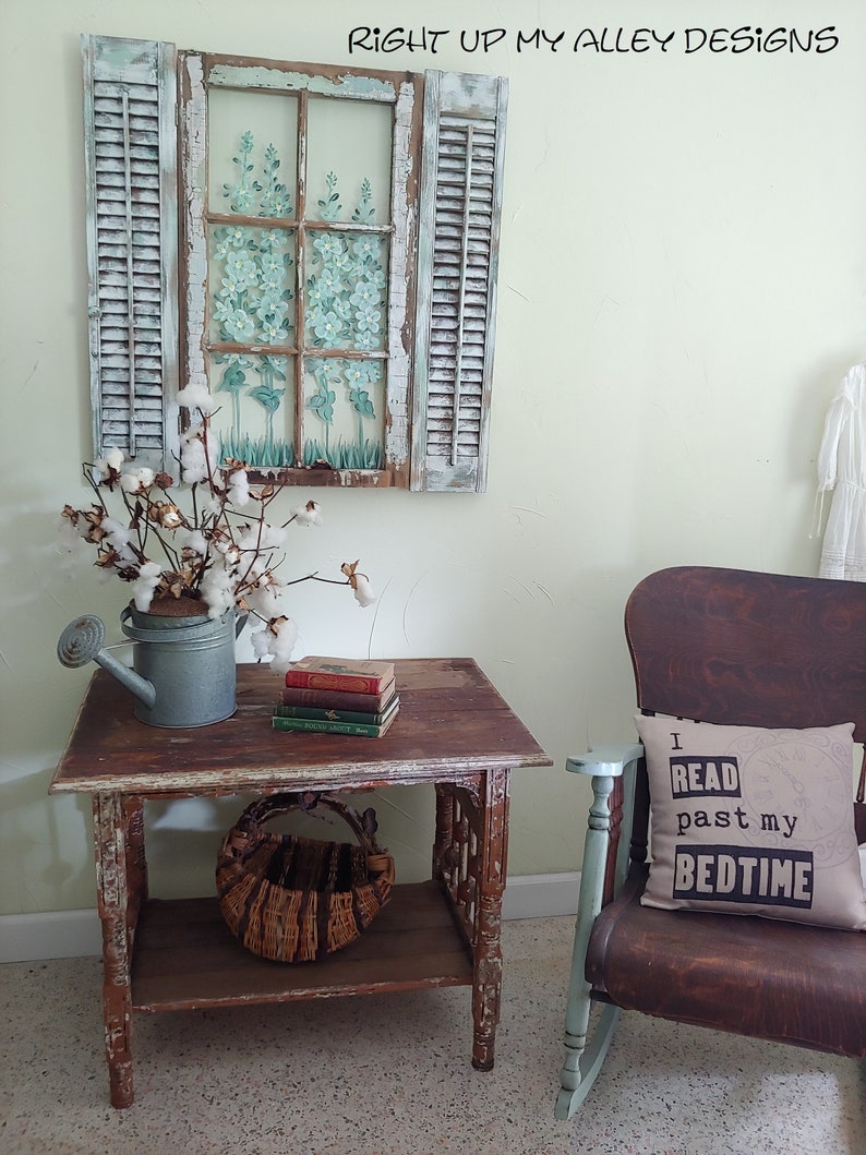 Rustic Small Table Primitive Table Accent Table FL Chippy - Etsy