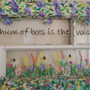 Window Art, Window With Quote, Window Pane Art, Old Painted Window ...