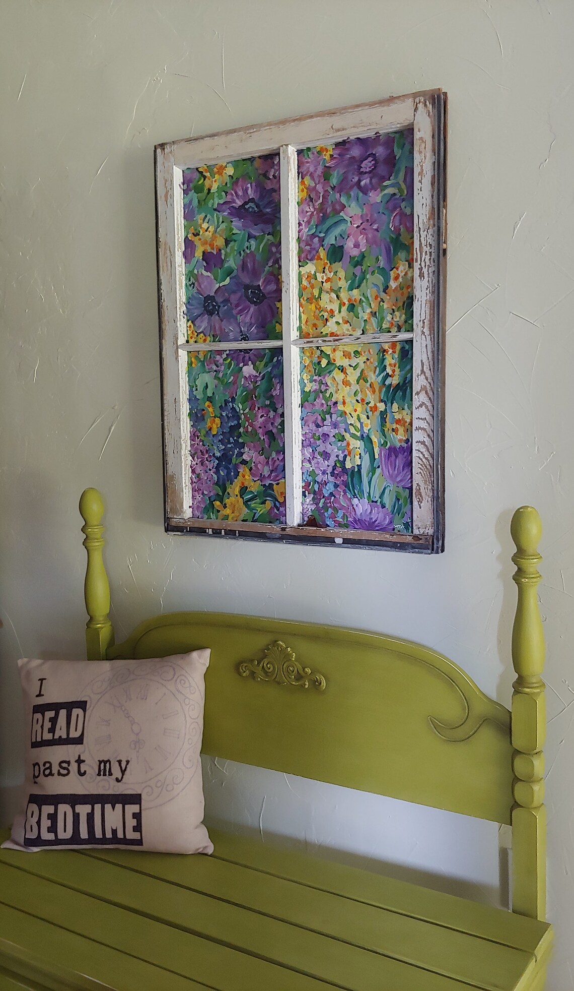 Vintage Window Art Vintage Window Painting Old Window Art - Etsy