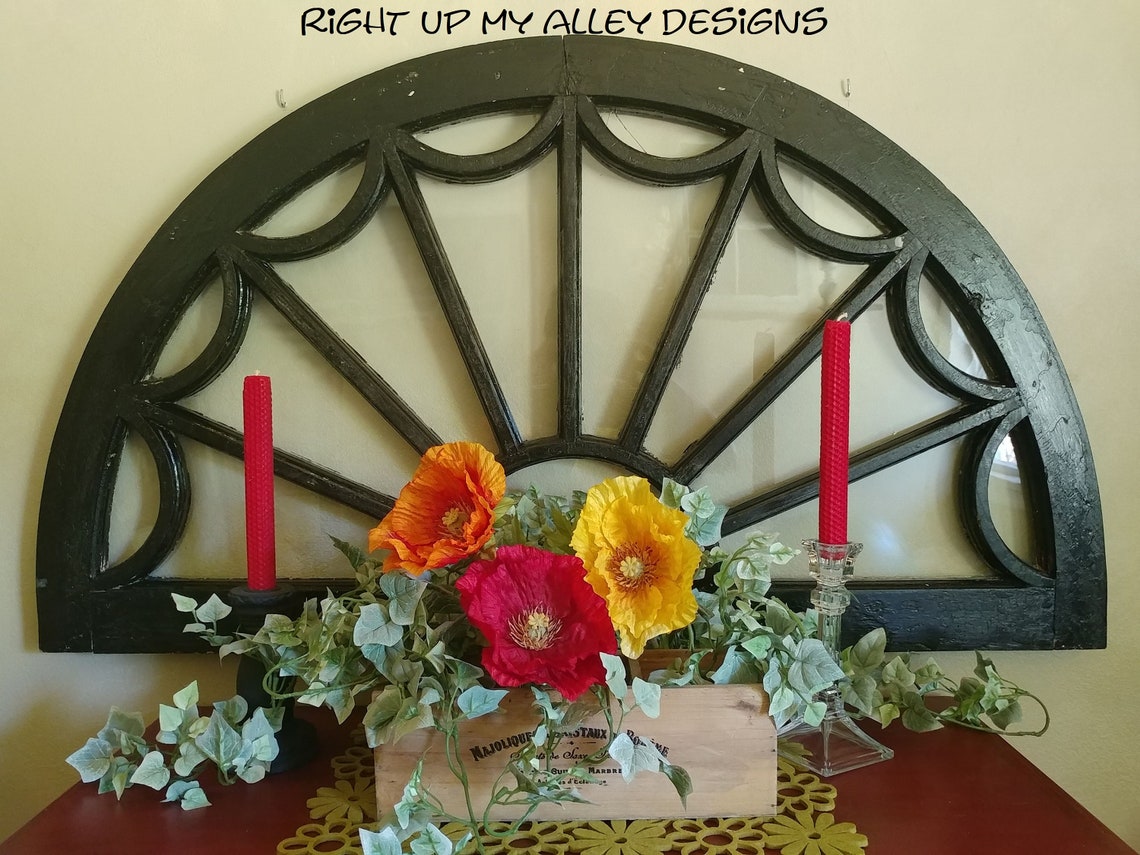 Old Painted Arch Window,historic Ornate Arch Window,window Pane Art ...