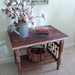 Rustic Small Table, Primitive Table, Accent Table FL, Chippy Table ...