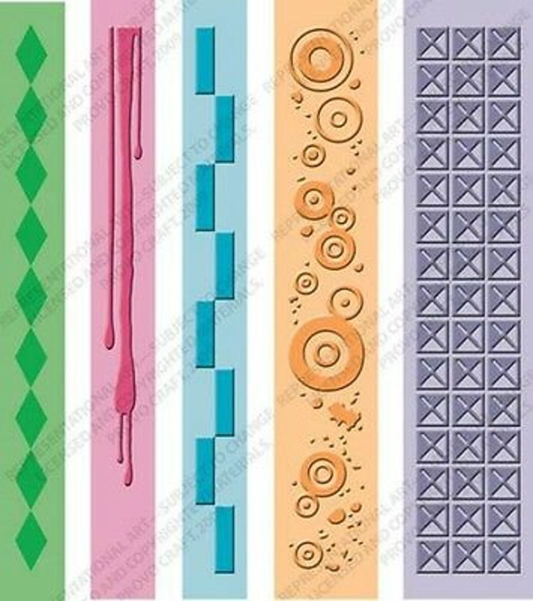 Cuttlebug Embossing Borders - Pop Culture - Etsy