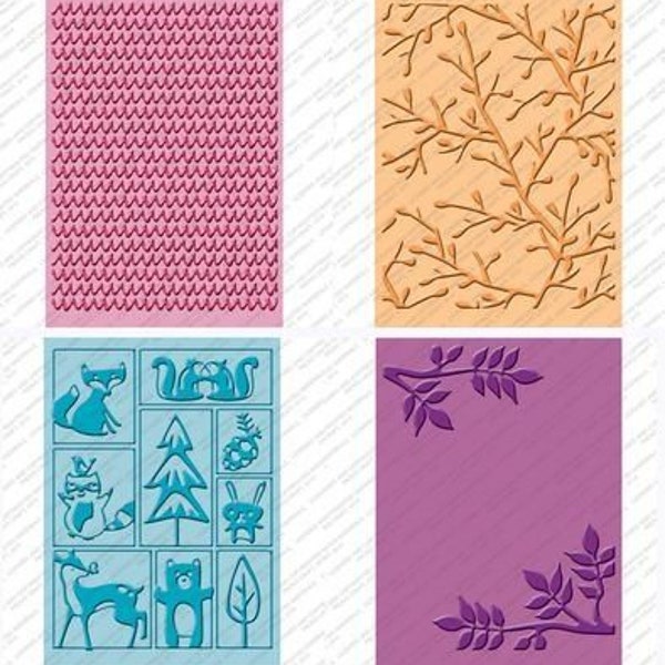 Embossing Folder Set - Etsy