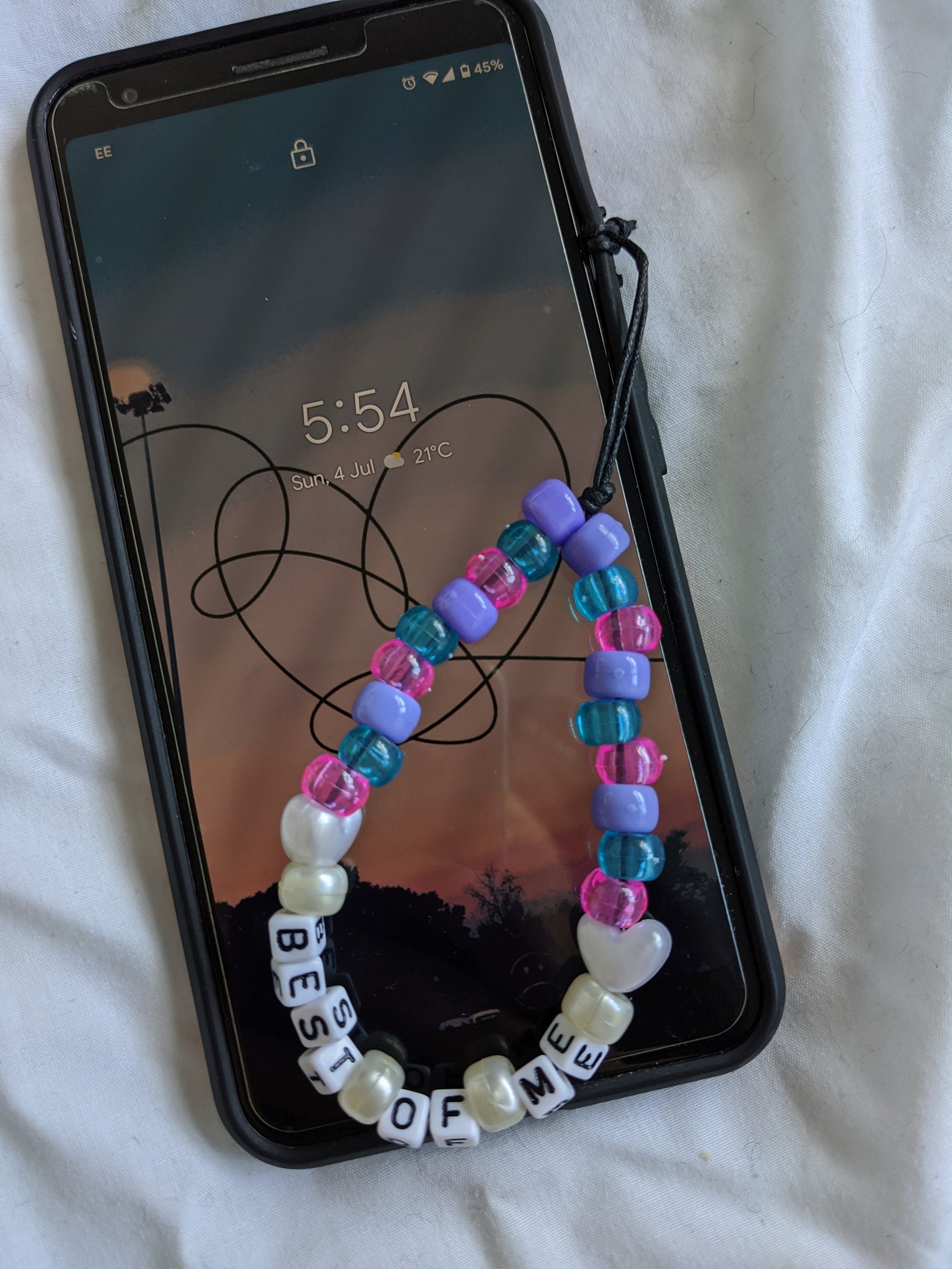 BTS Inspired Bead Phone Charm - Etsy
