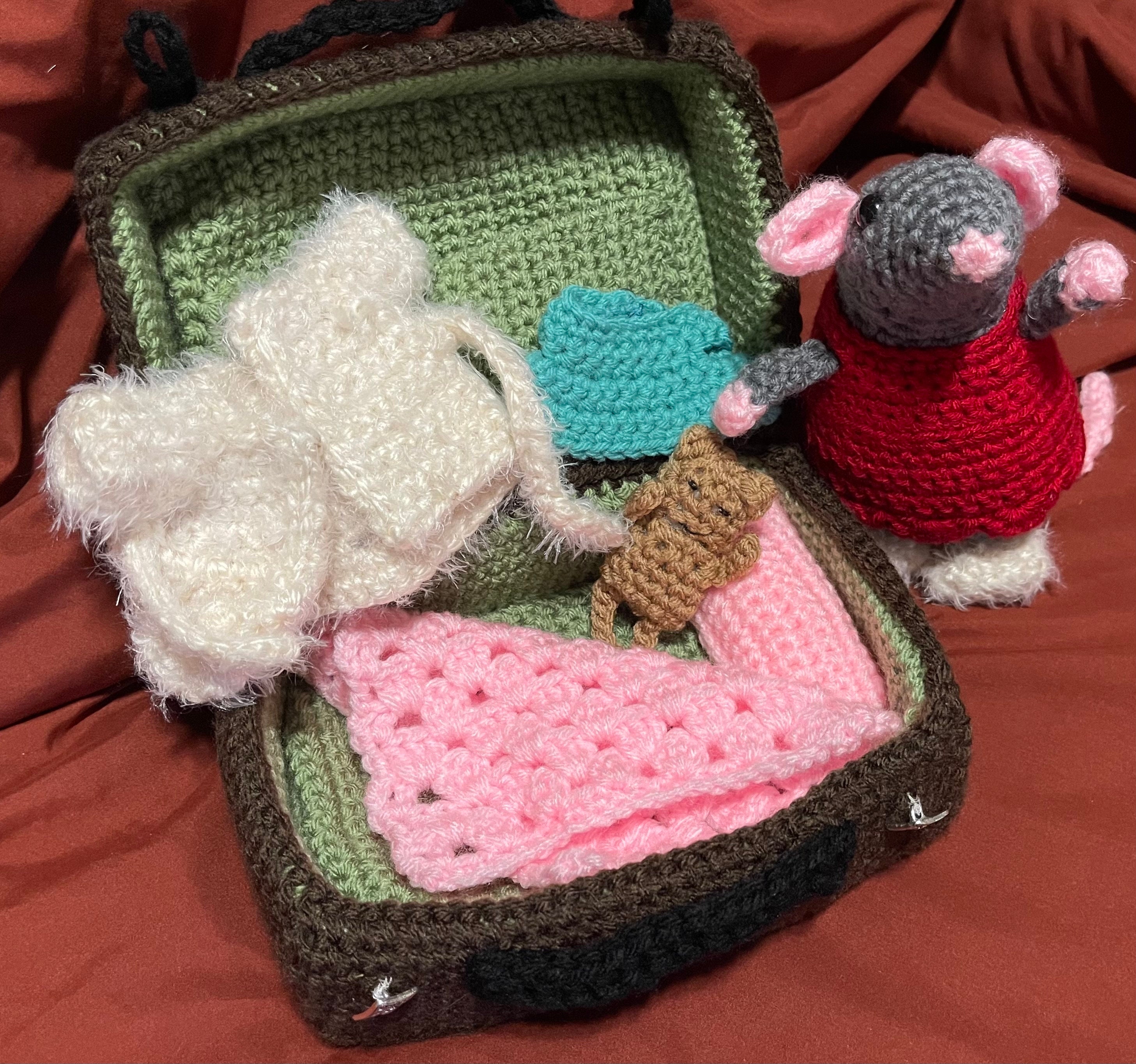 Mouse in Suitcase - Etsy