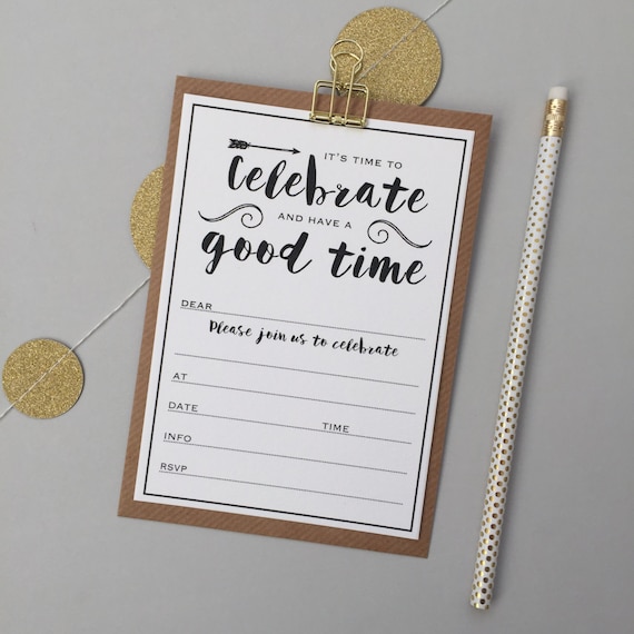 Printable General Invitations