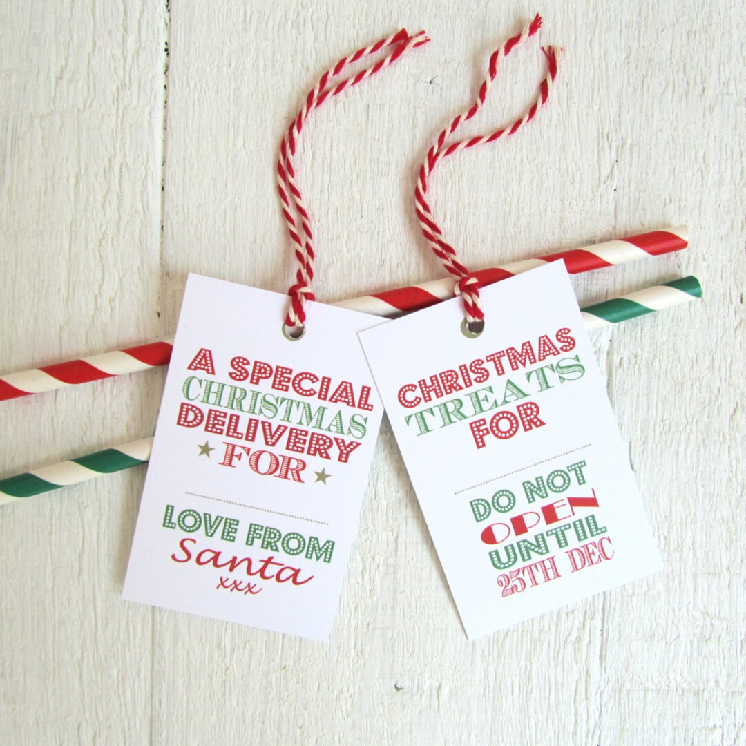 Christmas Gift Tags - Parcel Tags - Christmas Gift Tags - Fun Gift Tags ...