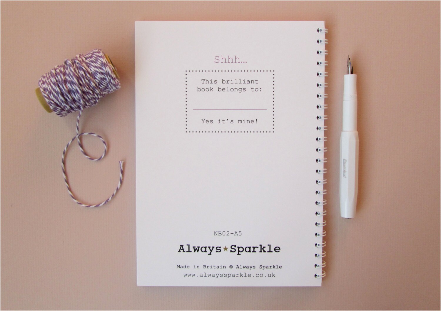 Girls Notebook - Fun Notebook for Girls - Girls Deskpad - Girly Gift ...