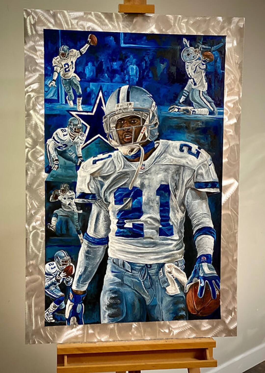 Deion Sanders Dallas Cowboys Artwork by David Courson - Etsy