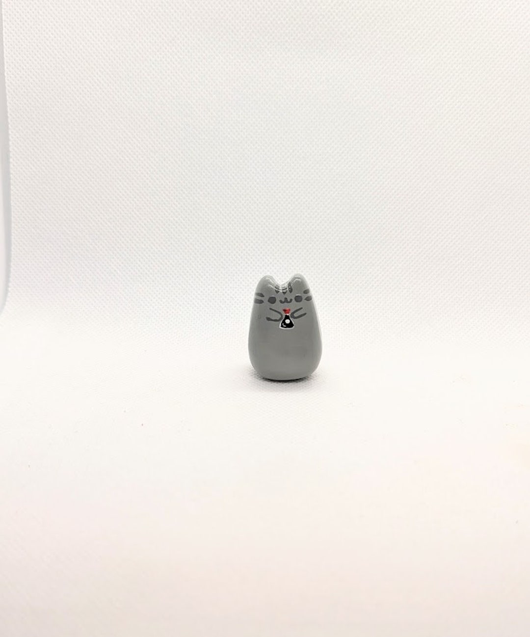 Pusheen the Cat Fat Gray Kitty Kikkoman Soy Sauce Clay Figure Statue ...
