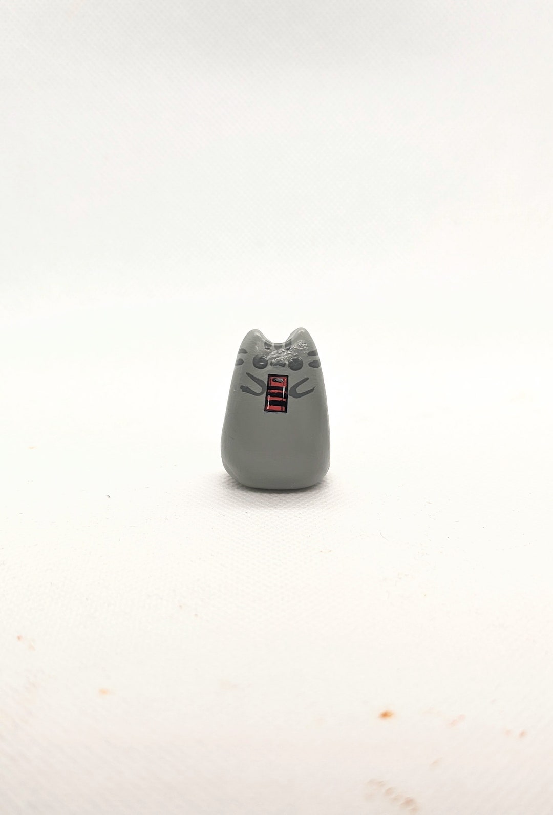 Pusheen the Cat Fat Gray Kitty Bath Token Anime Clay Figure Statue ...