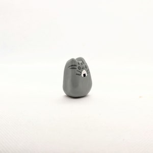 Pusheen the Cat Fat Gray Kitty Onigiri Rice Food Figure Figurine Chibi ...