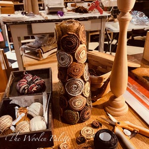 WOOL Quillie FALL Tree With Pumpkin - Etsy