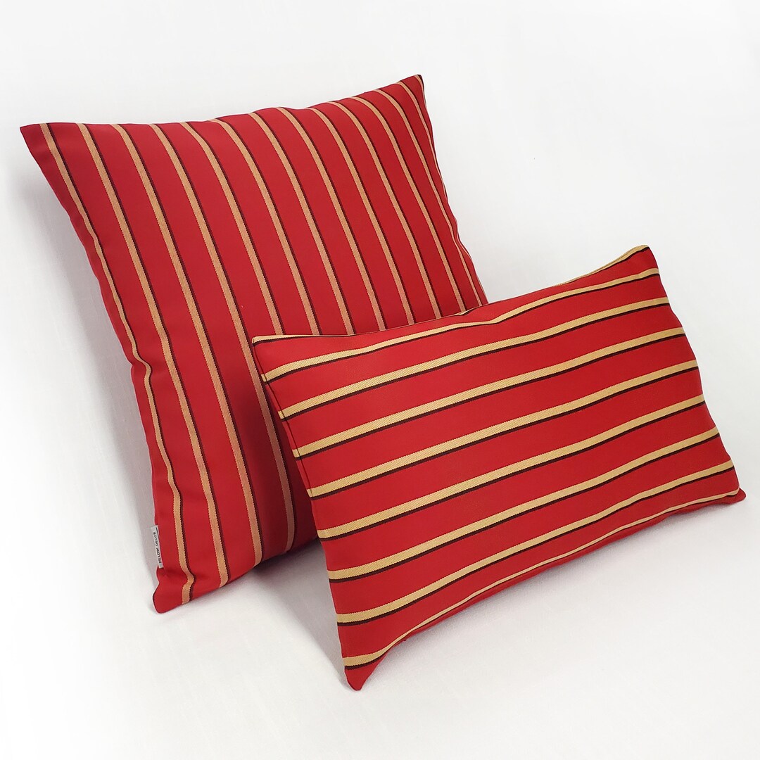 Sunbrella Harwood Crimson Outdoor Pillows 20x20/12x20 (choose Your ...