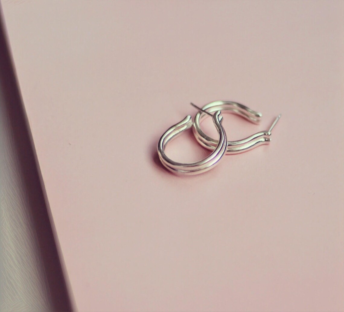 Gold Hoop Earrings Unique Hoops Hoop Earrings for Women - Etsy