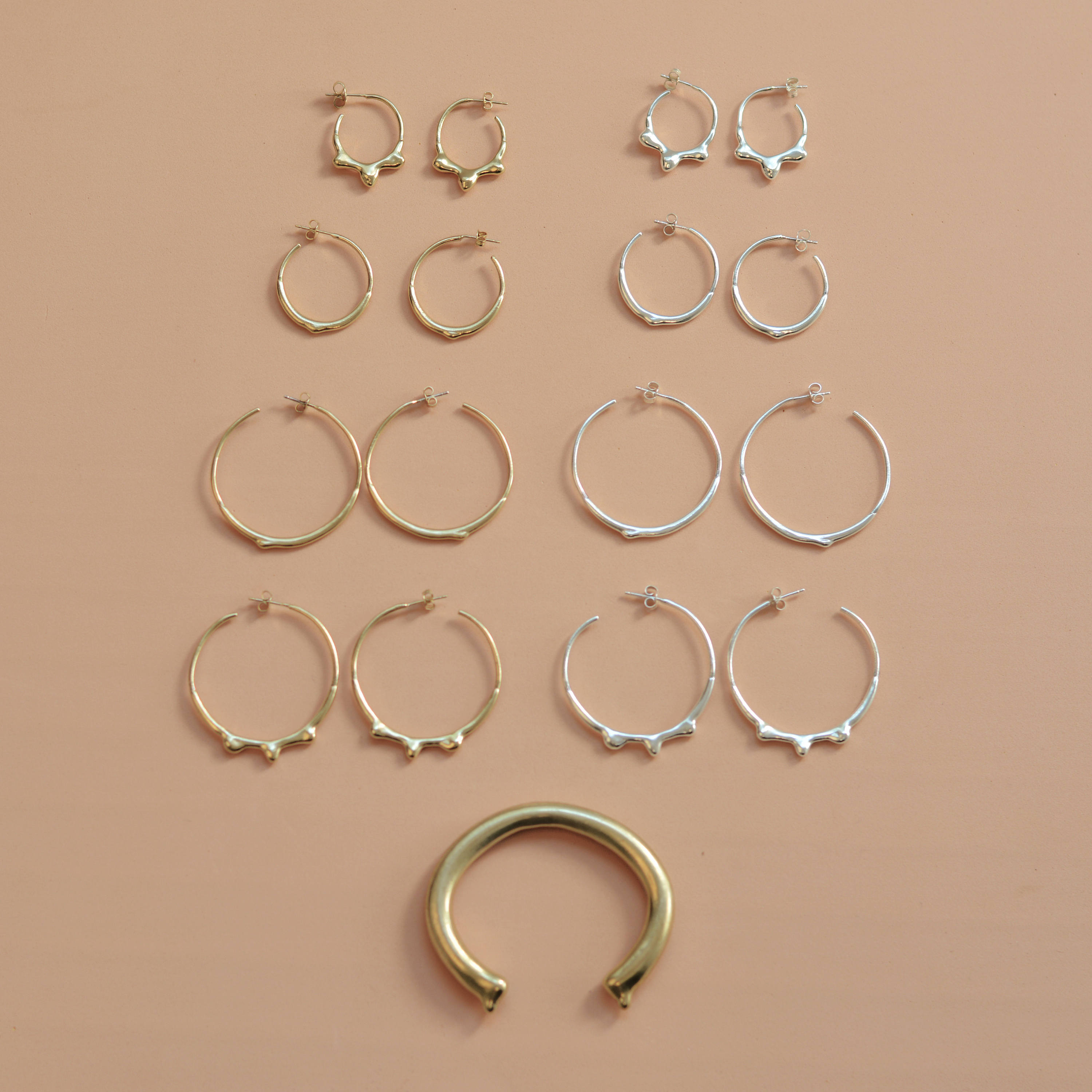 Unique Hoops Stud Hoop Earrings Hoop Earrings for Women | Etsy