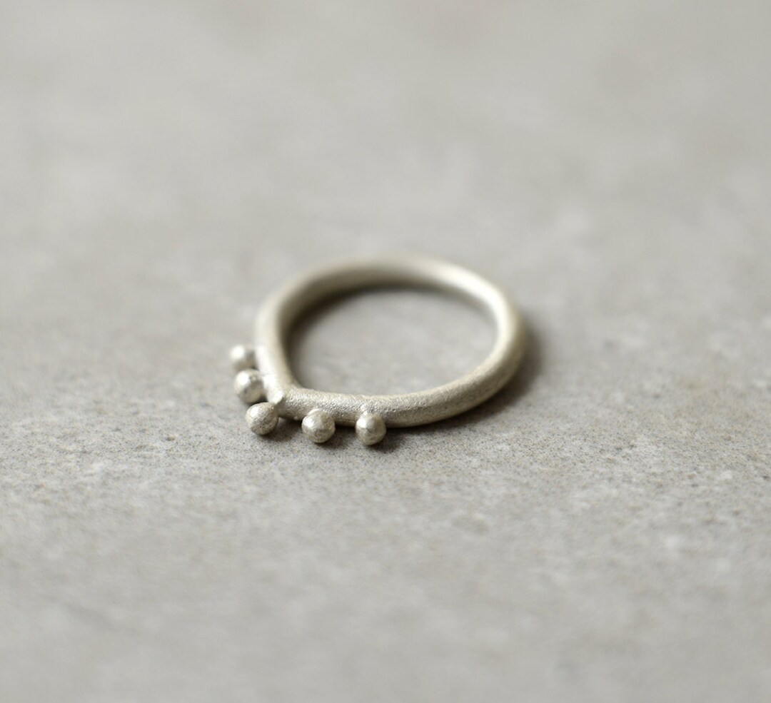 Hindi Ring, Sterling Silver Drop Shaped Ring, Holiday Day Gift Love ...